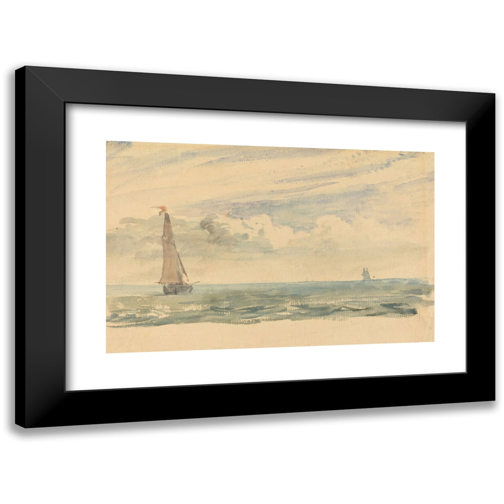 John Constable 24x17 Black Modern Framed Museum Art Print Titled - A ...