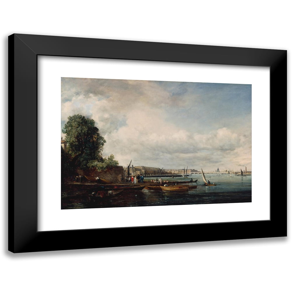John Constable 24x18 Black Modern Framed Museum Art Print Titled ...