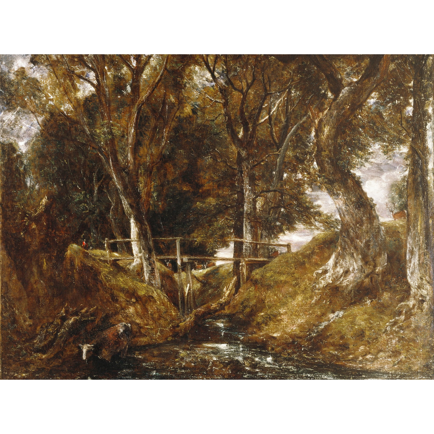 John Constable The Dell At Helmingham Park Extra Large Art Print Wall ...
