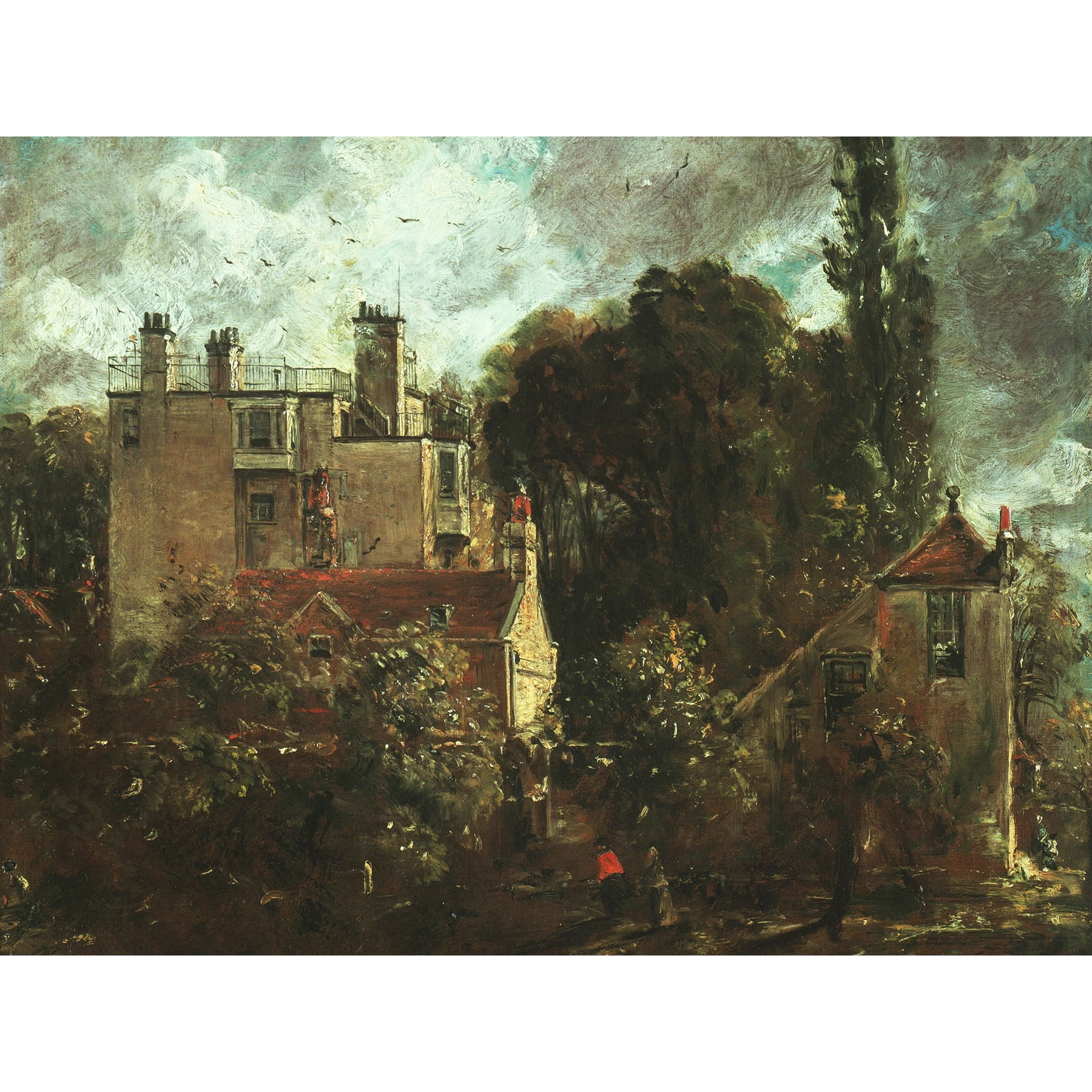 John Constable The Grove Or The Admirals House In Hampstead Extra Large ...