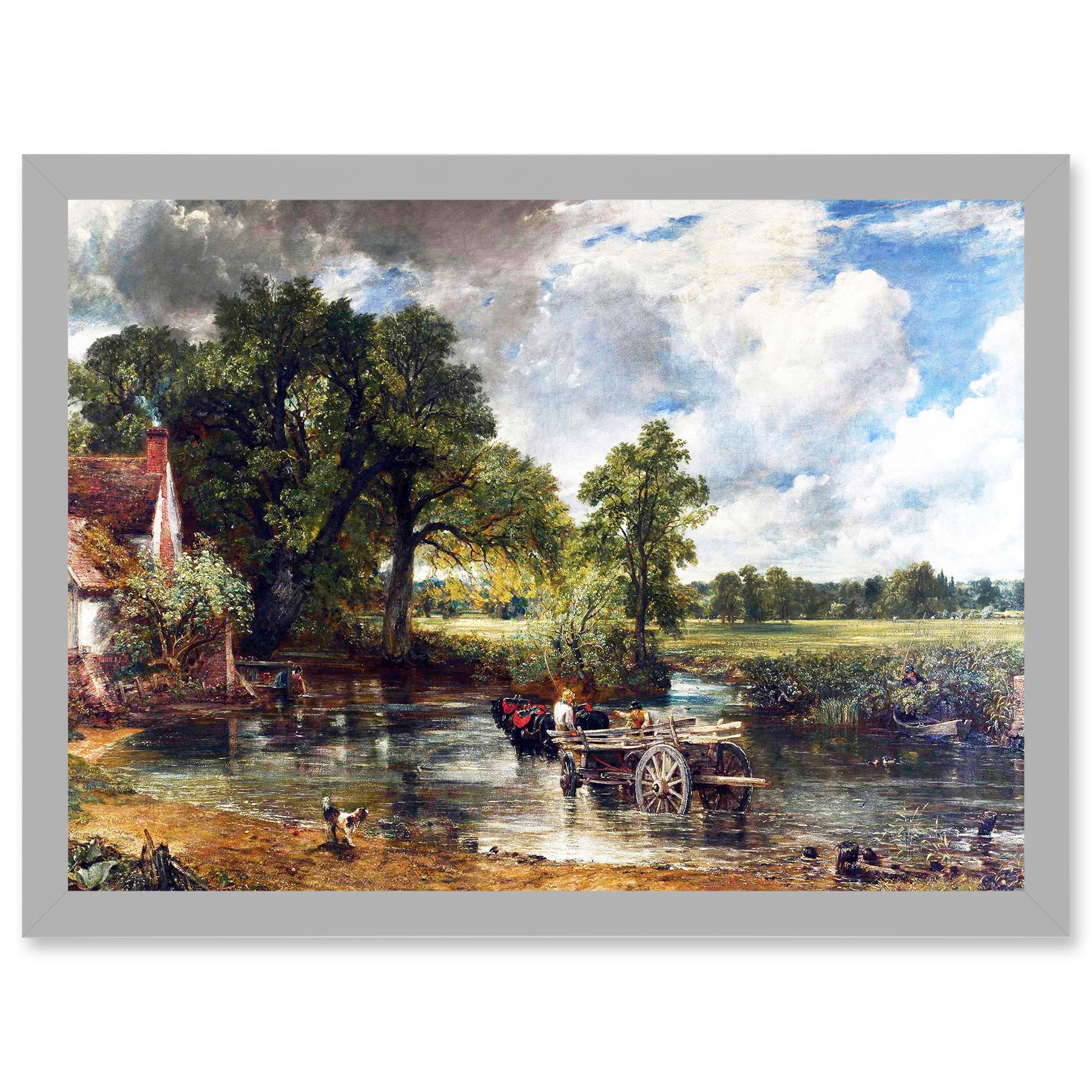 John Constable The Hay Wain Old Master Painting Artwork Framed Wall Art Print A4 - Walmart.com