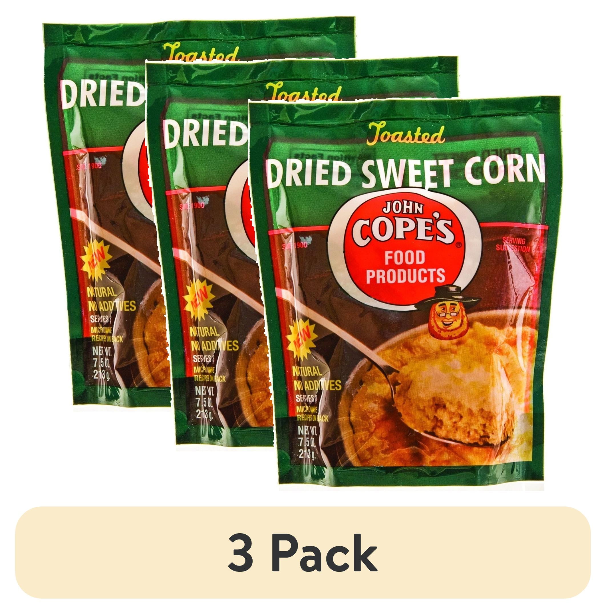 (3 pack) John Cope’s Toasted Dried Sweet Corn, 3.75 oz Bag - Walmart.com