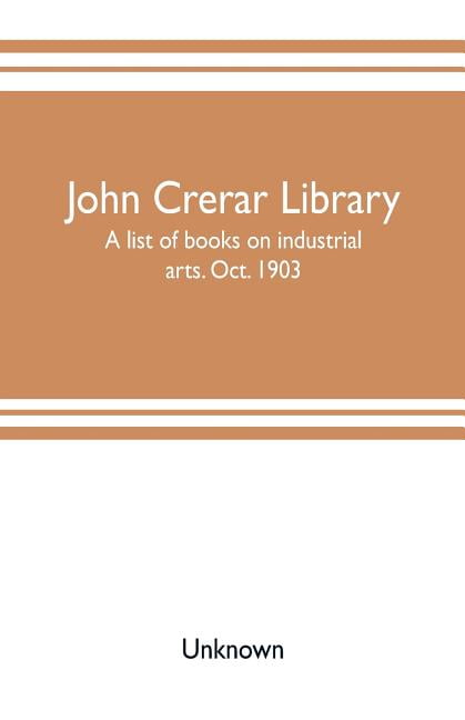 John Crerar Library Books - Walmart.com