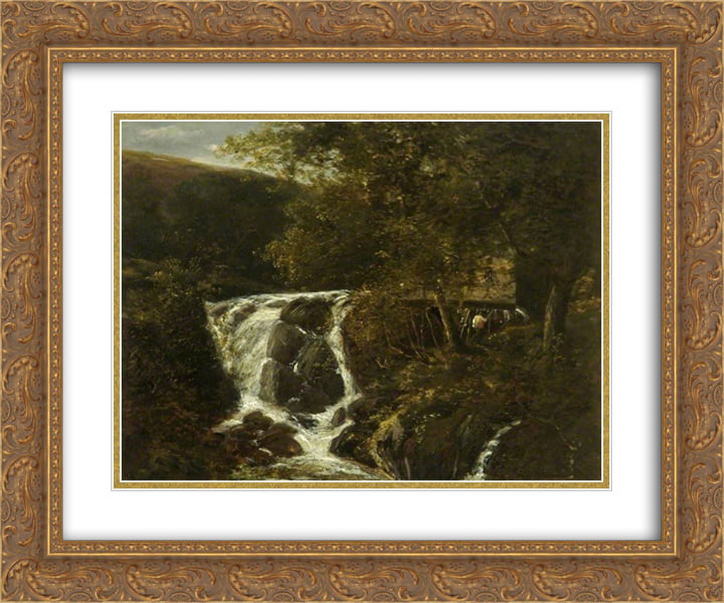 John Crome 2x Matted 24x20 Gold Ornate Framed Art Print 'Landscape with ...