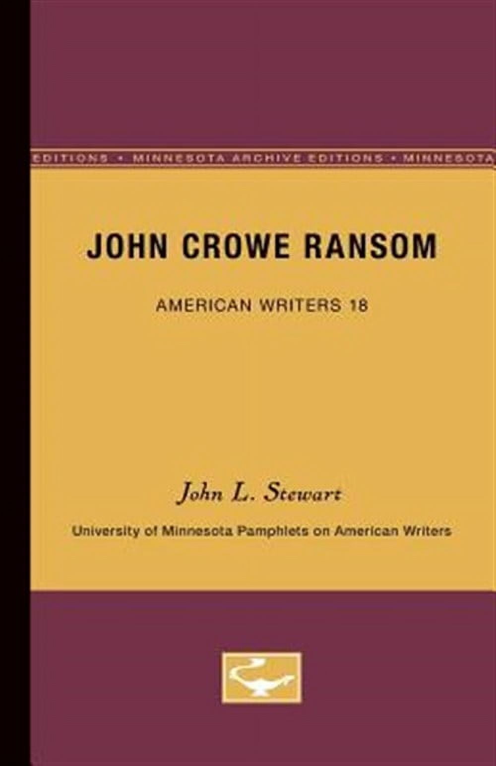 John Crowe Ransom Books - Walmart.com