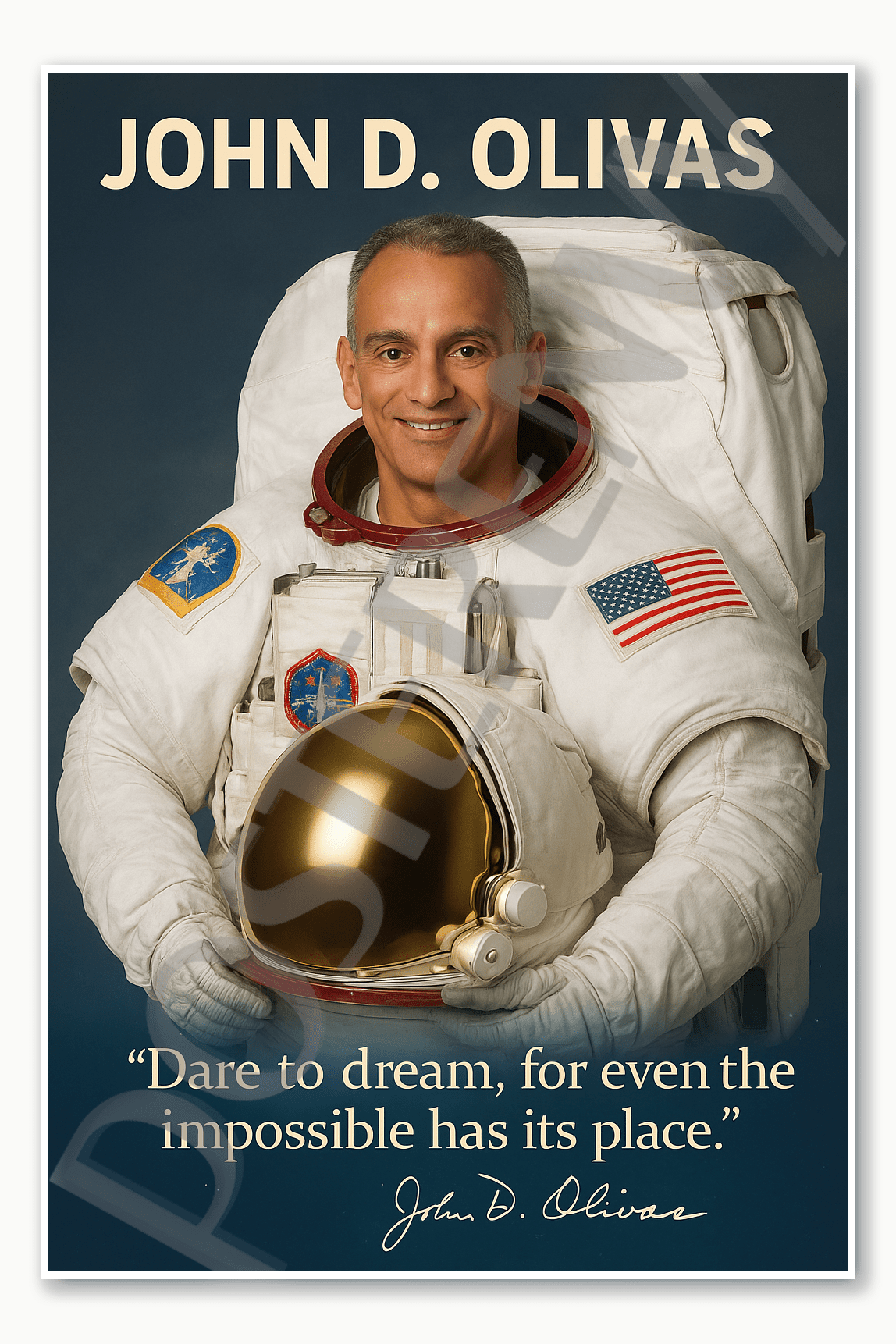 John D Olivas Famous Hispanic Latino NASA American Space Astronaut ...
