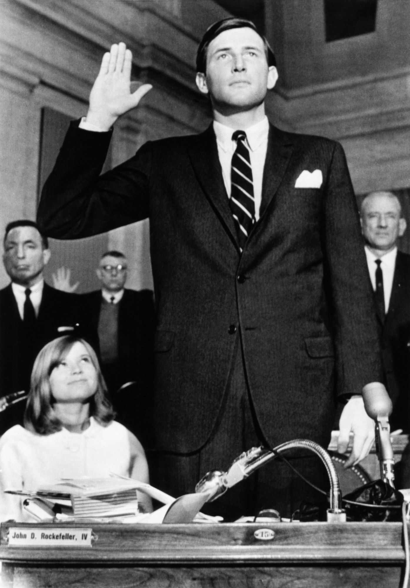 John D. Rockefeller Iv Is Sworn In As A Member Of The West Virginia ...