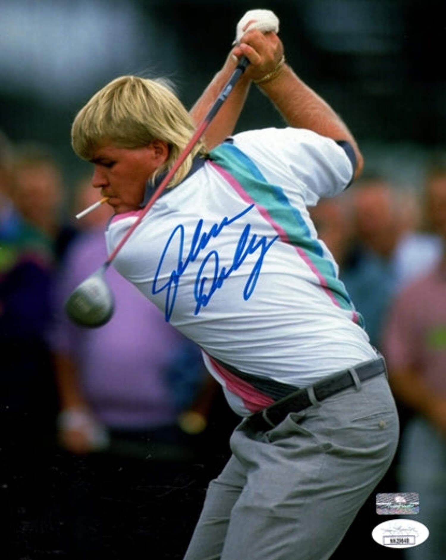 John Daly Autographed Golf (Smoking Cigarette) 8x10 Photo - JSA - Walmart.com