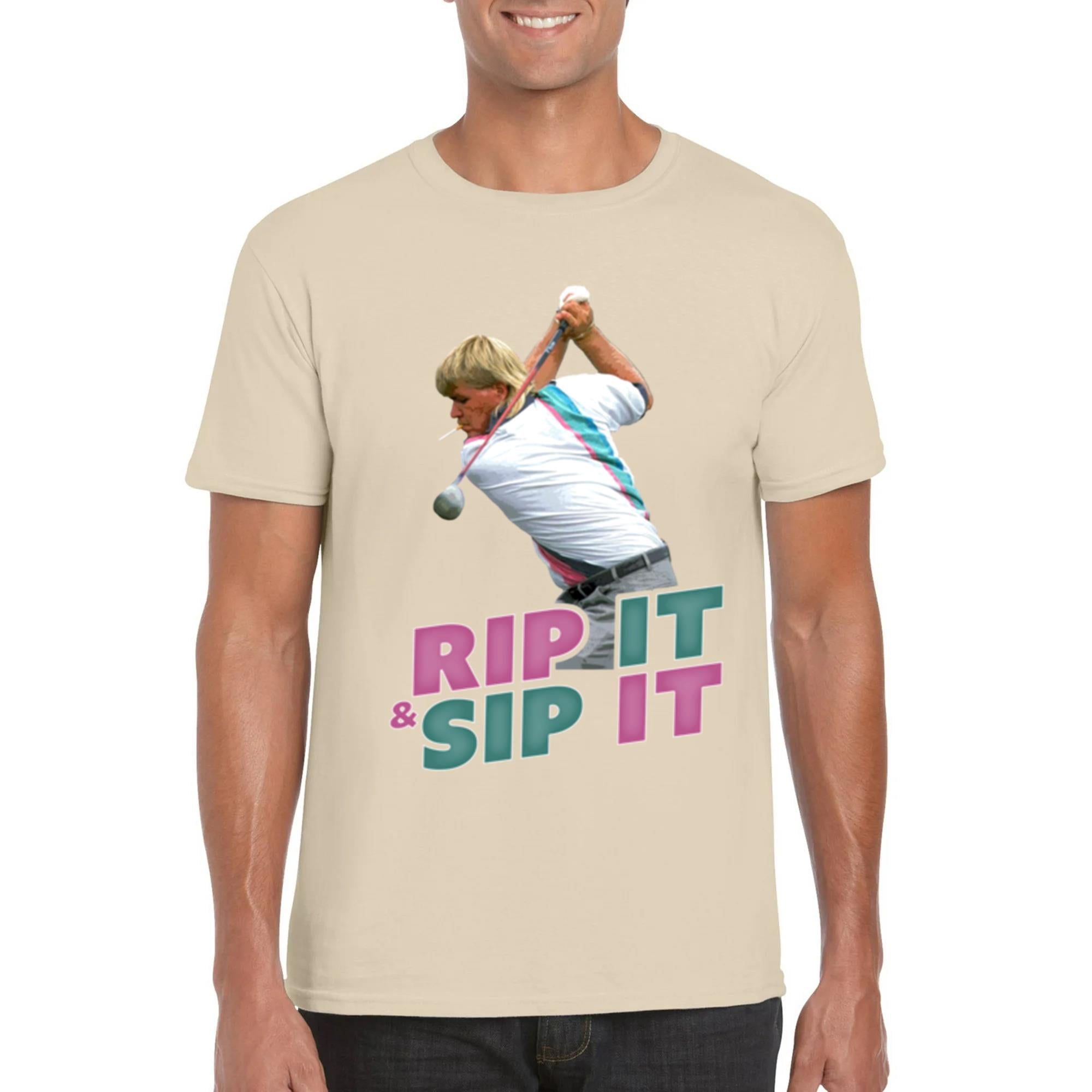 John Daly Rip It Sip It Golf Fan T Shirt, for men & women, up to size ...