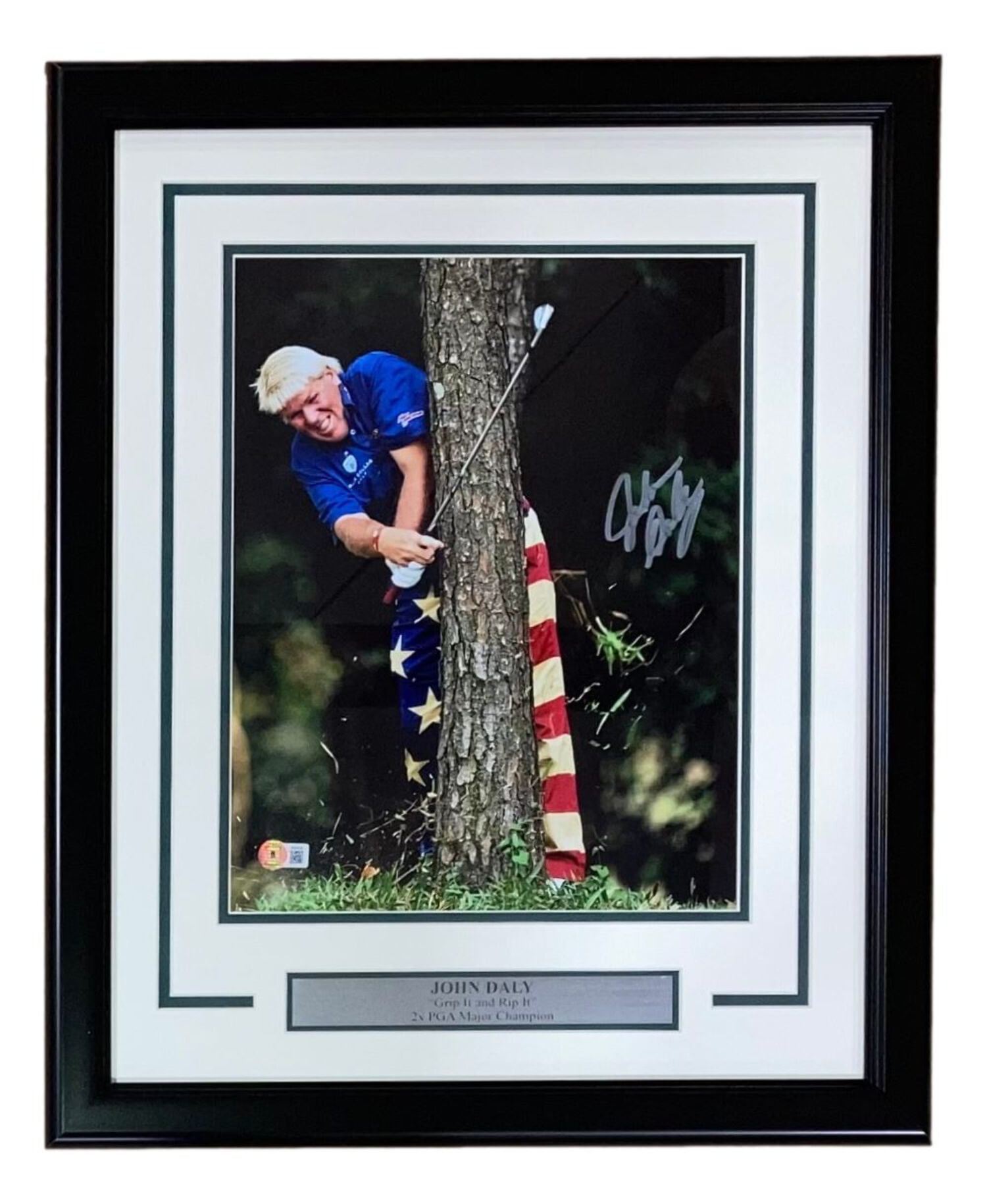 John Daly Signed Framed 11x14 PGA Golf Tree Swing Photo BAS - Walmart.com