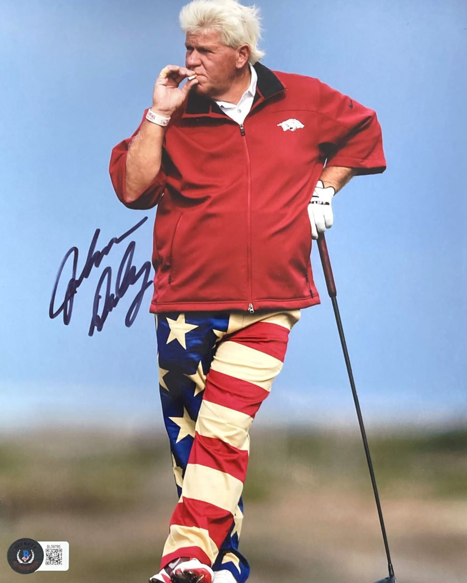 John Daly Signed In Dark Blue 8x10 PGA Golf America Photo BAS - Walmart.com