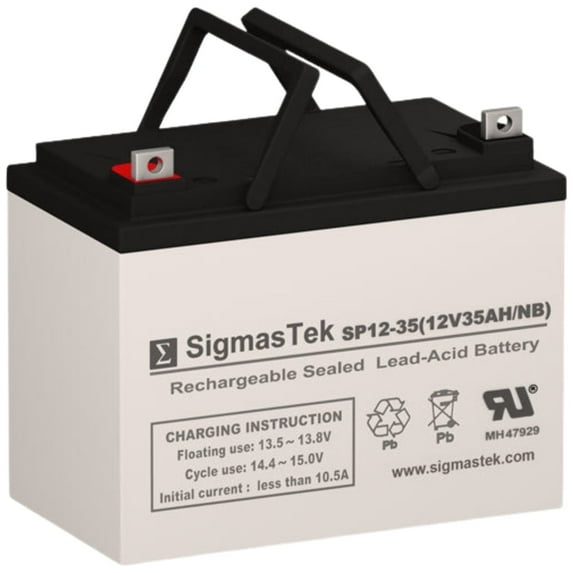 John Deere 110 Lawn Mower Battery Replacement by SigmasTek, 12V 35AH U1 ...