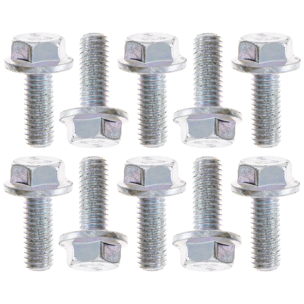 John Deere 19M7775 M6X16 Hex Flanged Bolt Cap Screw 10-Pack GT242 LX255 ...
