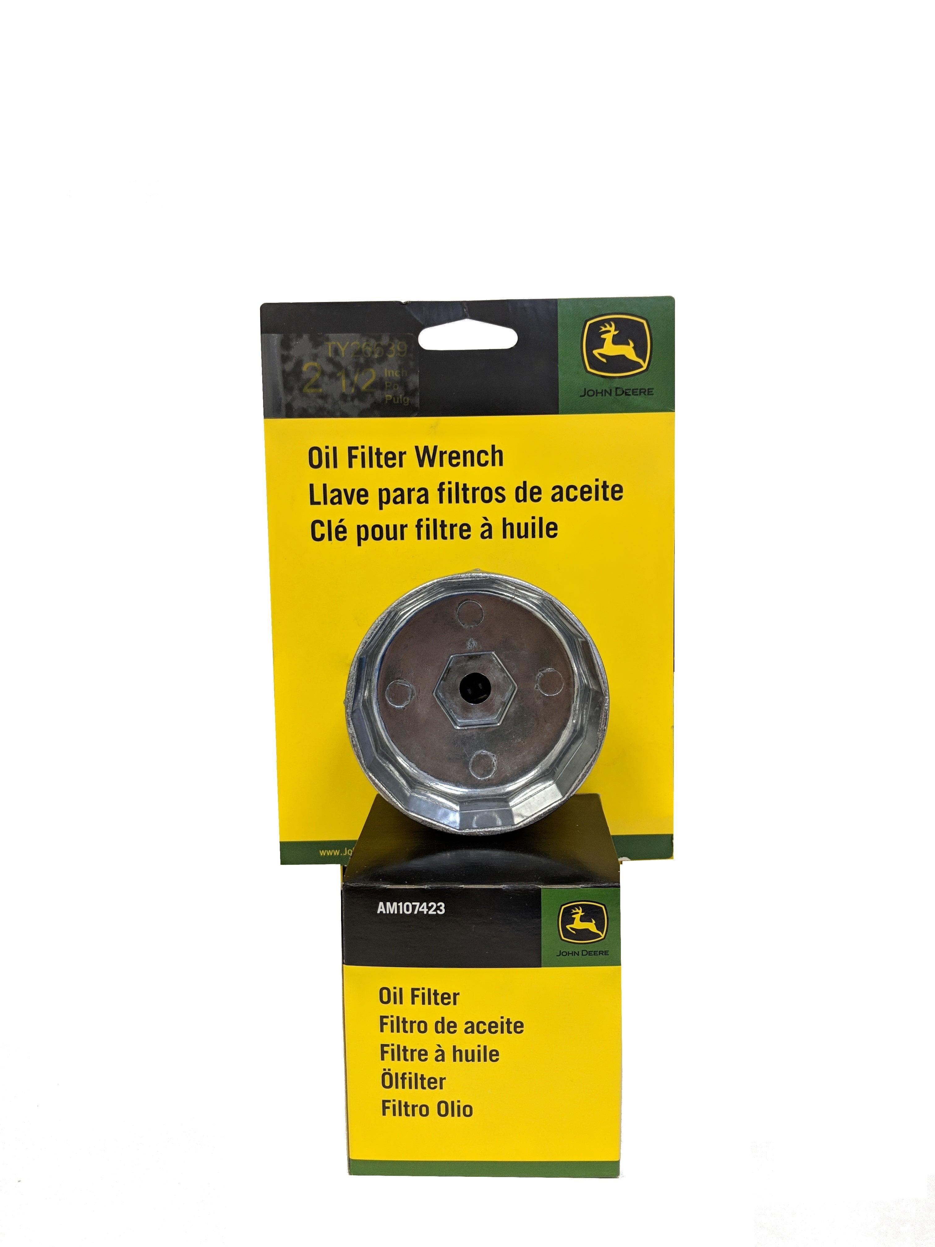 Brandclub - John Deere 2-1/2" Oil Filter Wrench with AM107423 Oil ...