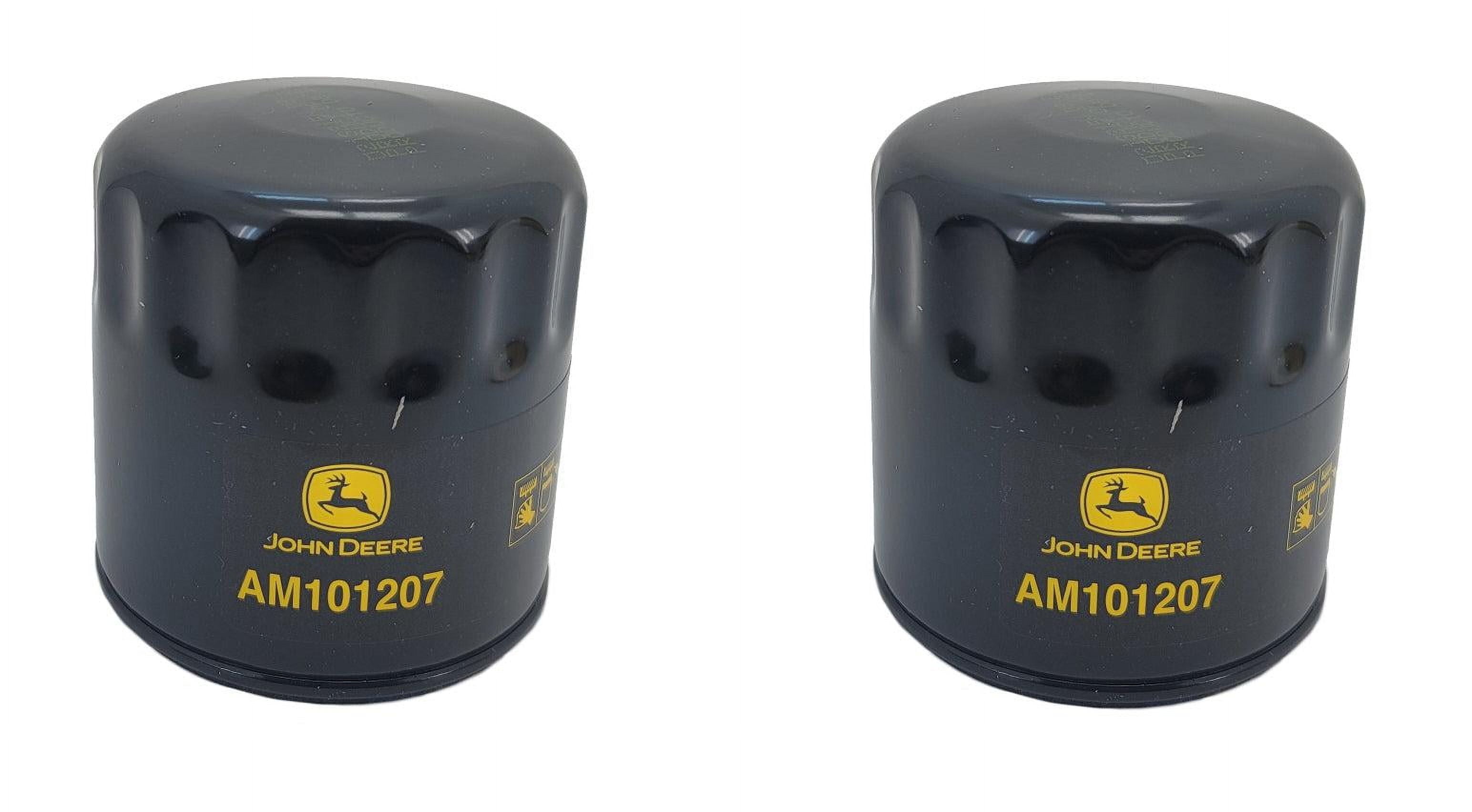John Deere (2 PACK) Original Equipment Oil Filter - AM101207,2 ...