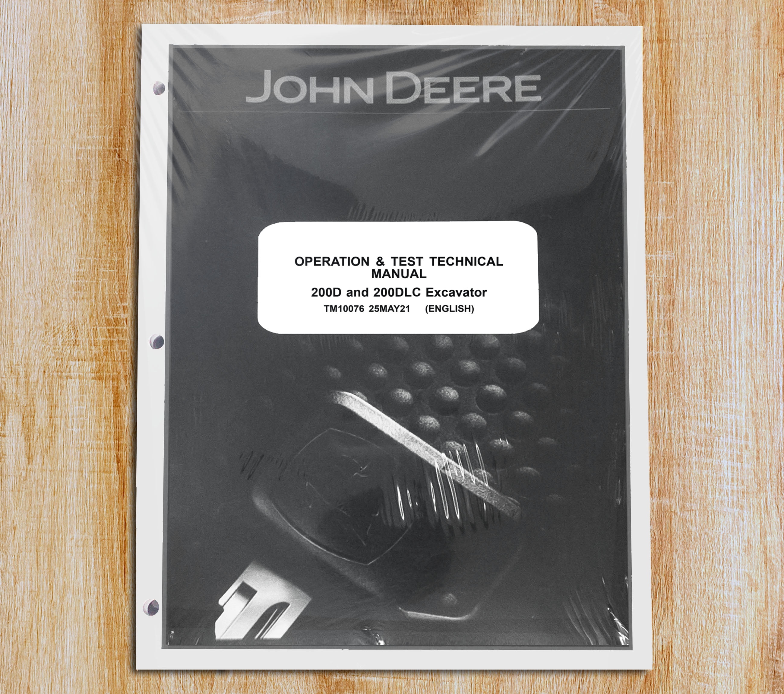 John Deere 200DLC, 200D Excavator Operation & Test Service Manual ...