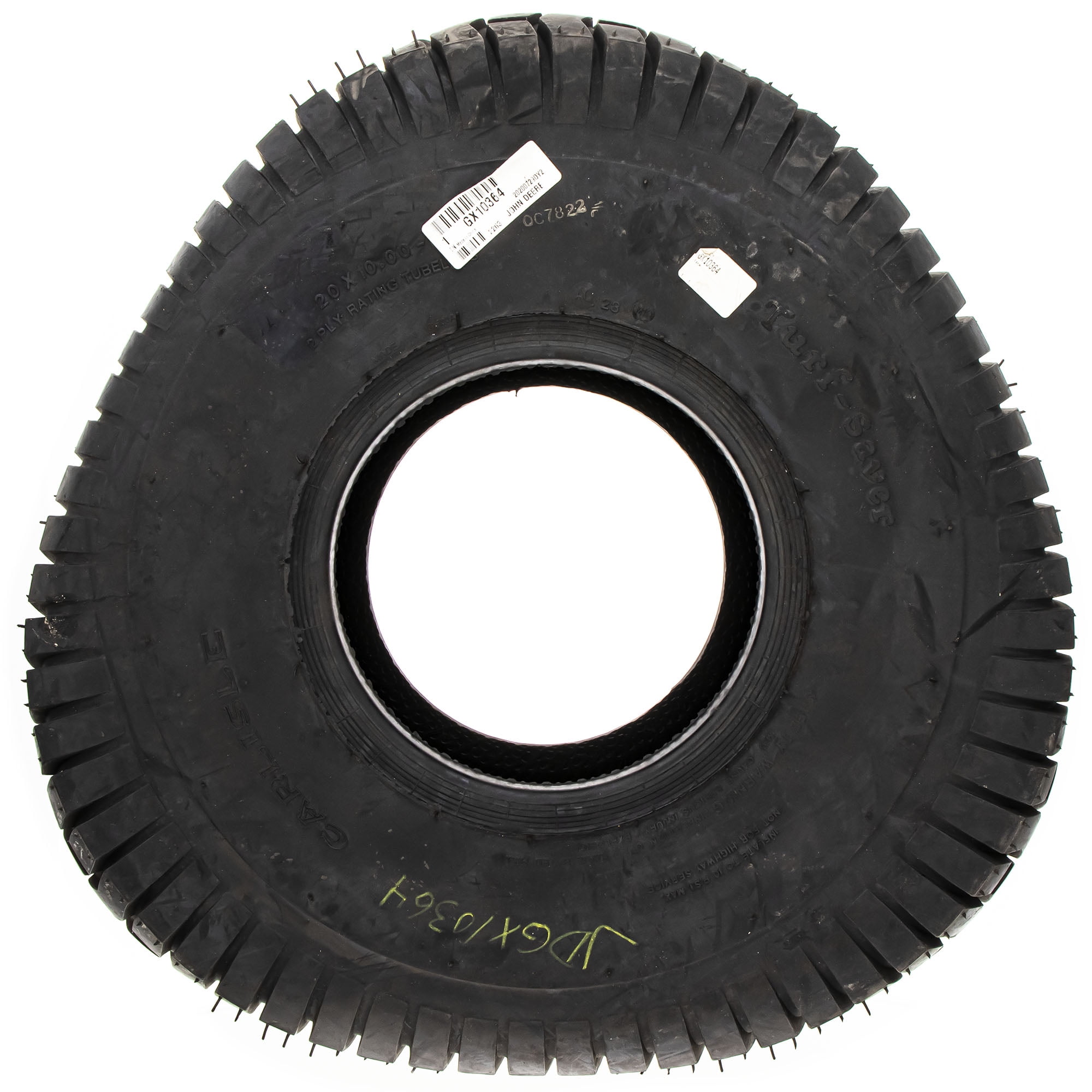 John Deere 20x10-8 Lawn Garden Tractors Tire - Walmart.com