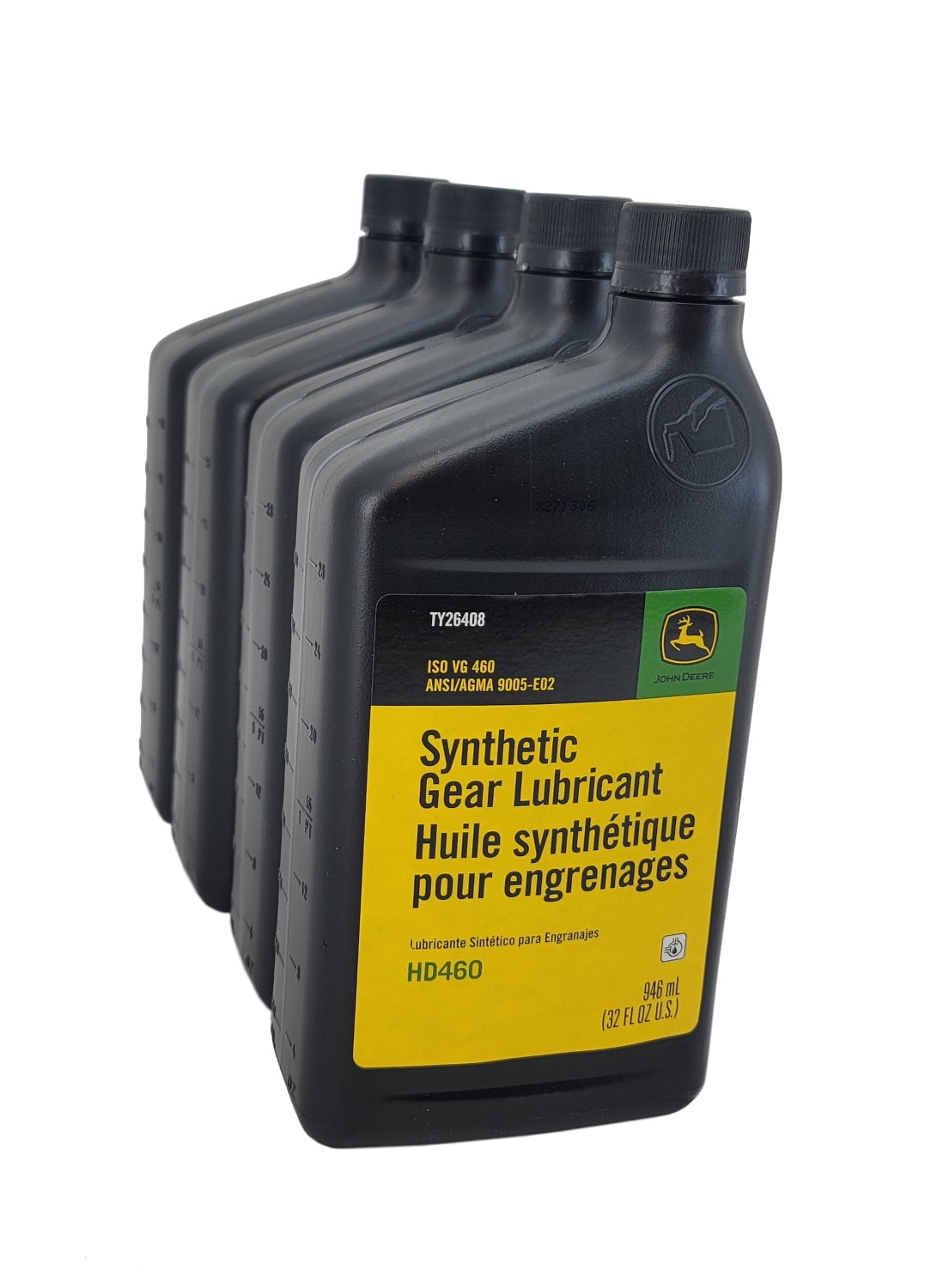 John Deere (4 PACK) Original Equipment Synthetic Gear Lubricant ...