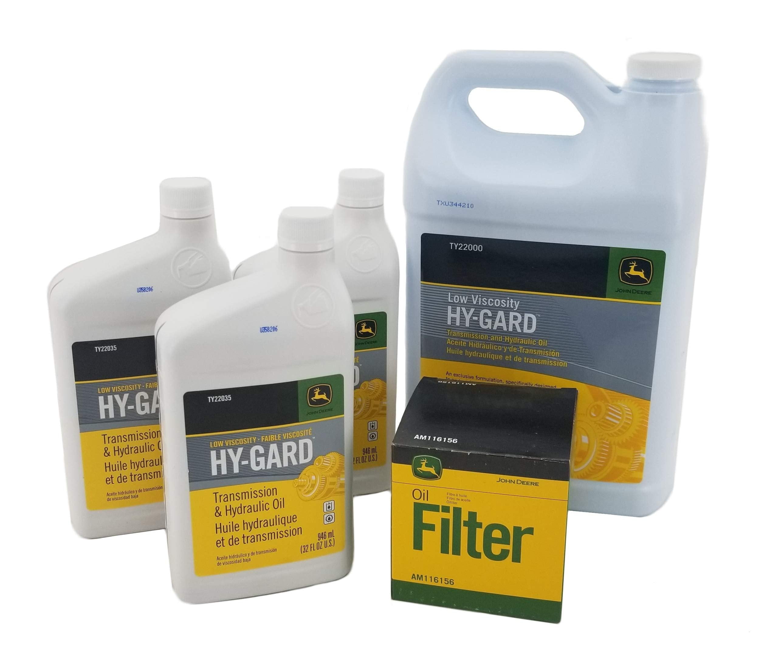 John Deere 425/445/455 Tractor Transmission Filter/Oil Kit - AM116156A ...