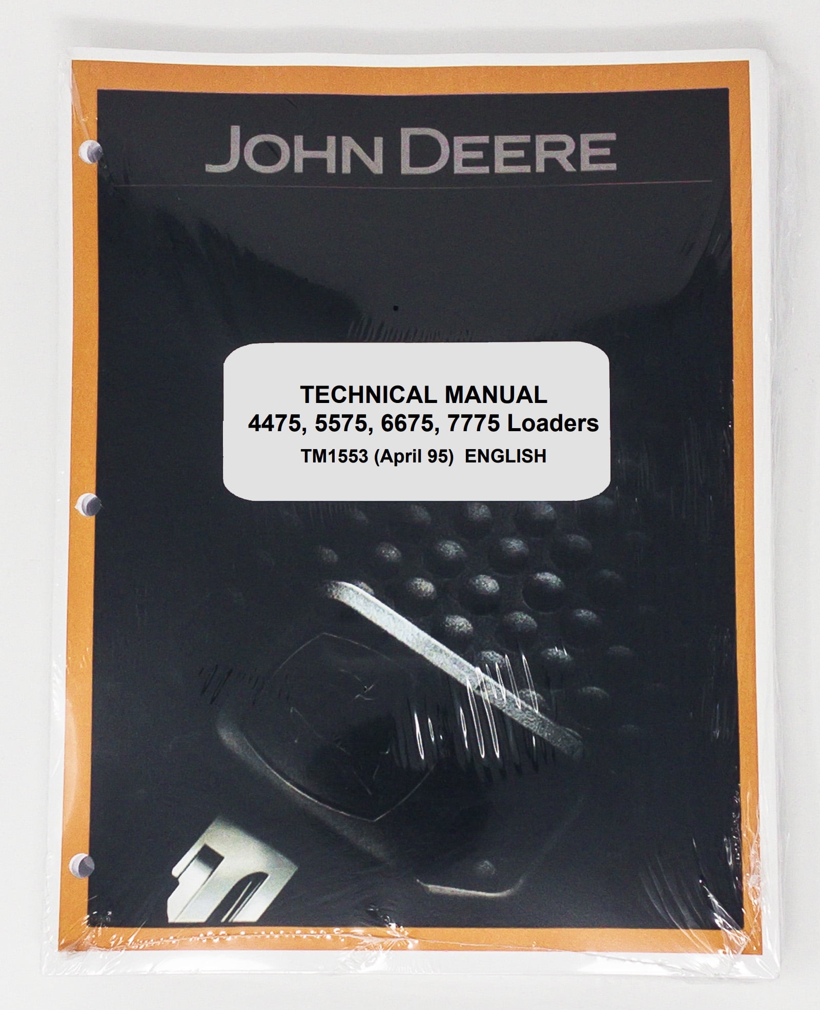 John Deere 4475 5575 6675 7775 Skid Steer Service Manual - Part Number ...