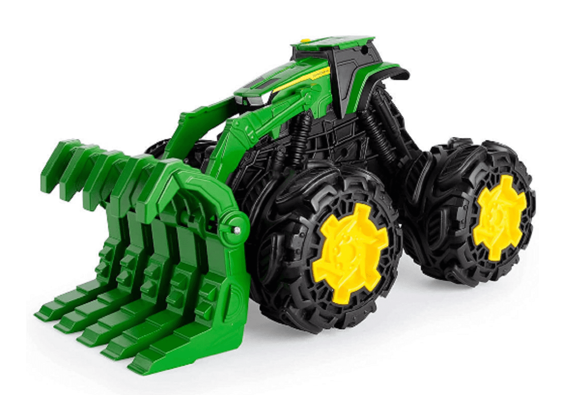 John Deere 47327 Monster Treads Rev Up Tractor Toy - Walmart.com