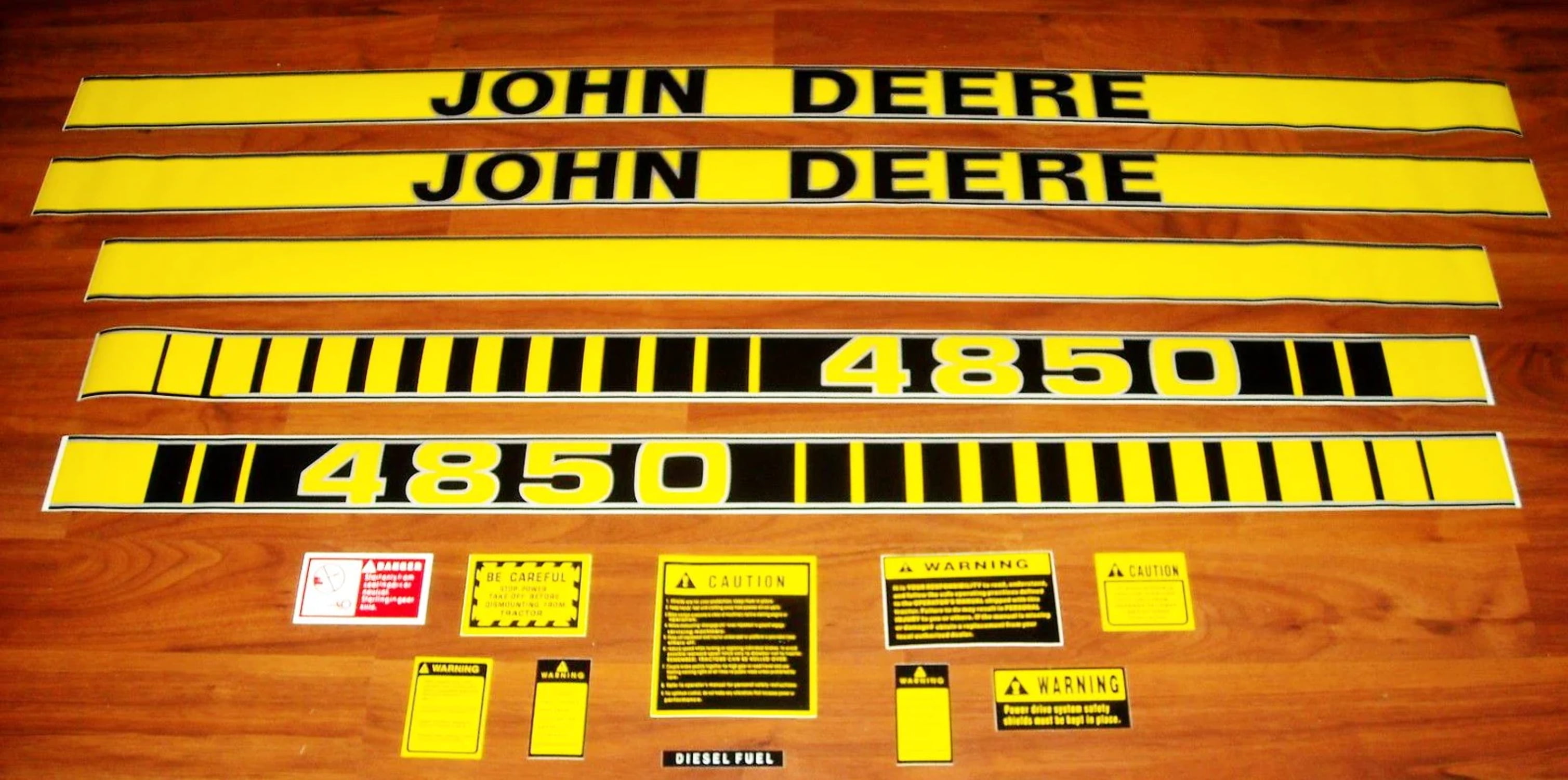 John Deere 4850 Tractor Decal Set with Caution Decals - Walmart.com