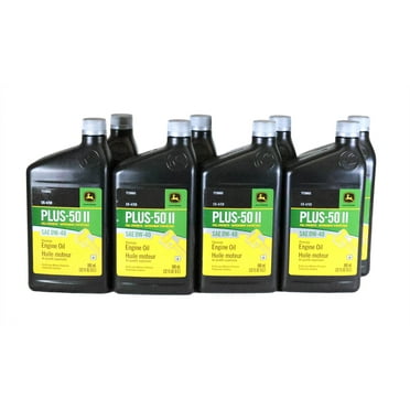 John Deere Plus-50 II 15W-40 Engine Oil, 5 Gallon Bucket for Heavy-Duty ...