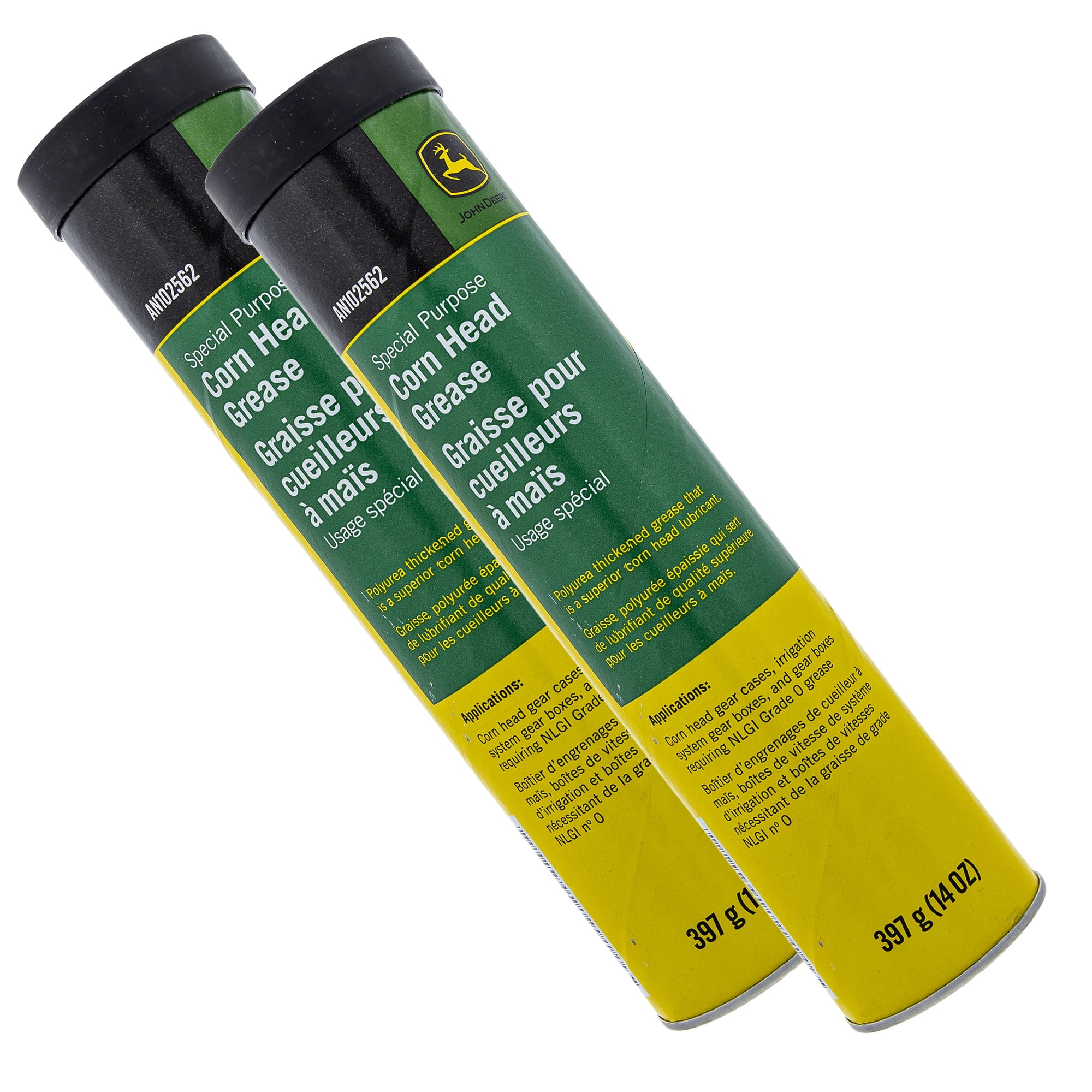 John Deere AN102562 1 Tube Corn Head Gear Box Grease Lubricant 2-PACK ...
