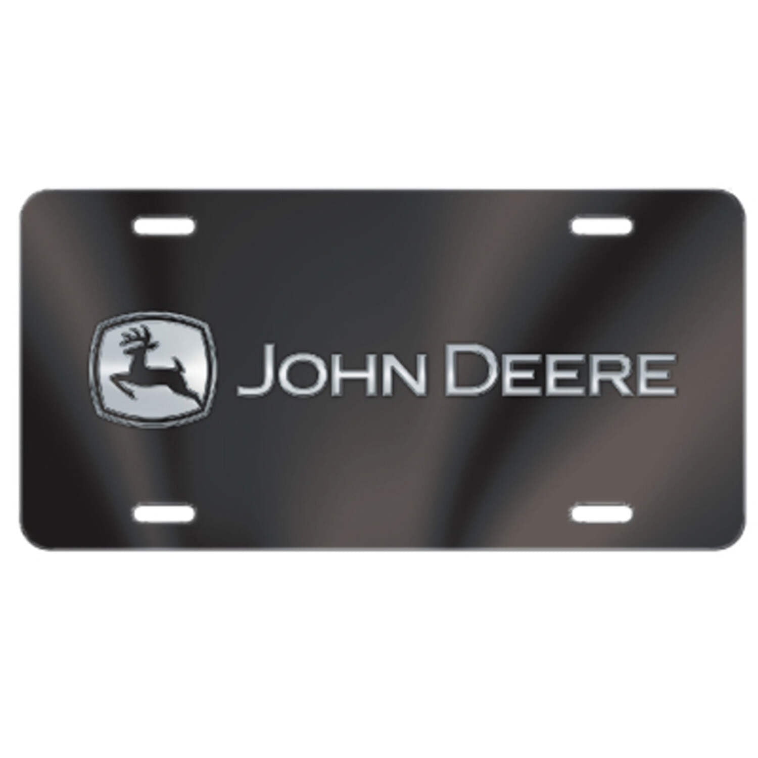 John Deere Black Acrylic Mirror Finish License Plate - LP66195 ...