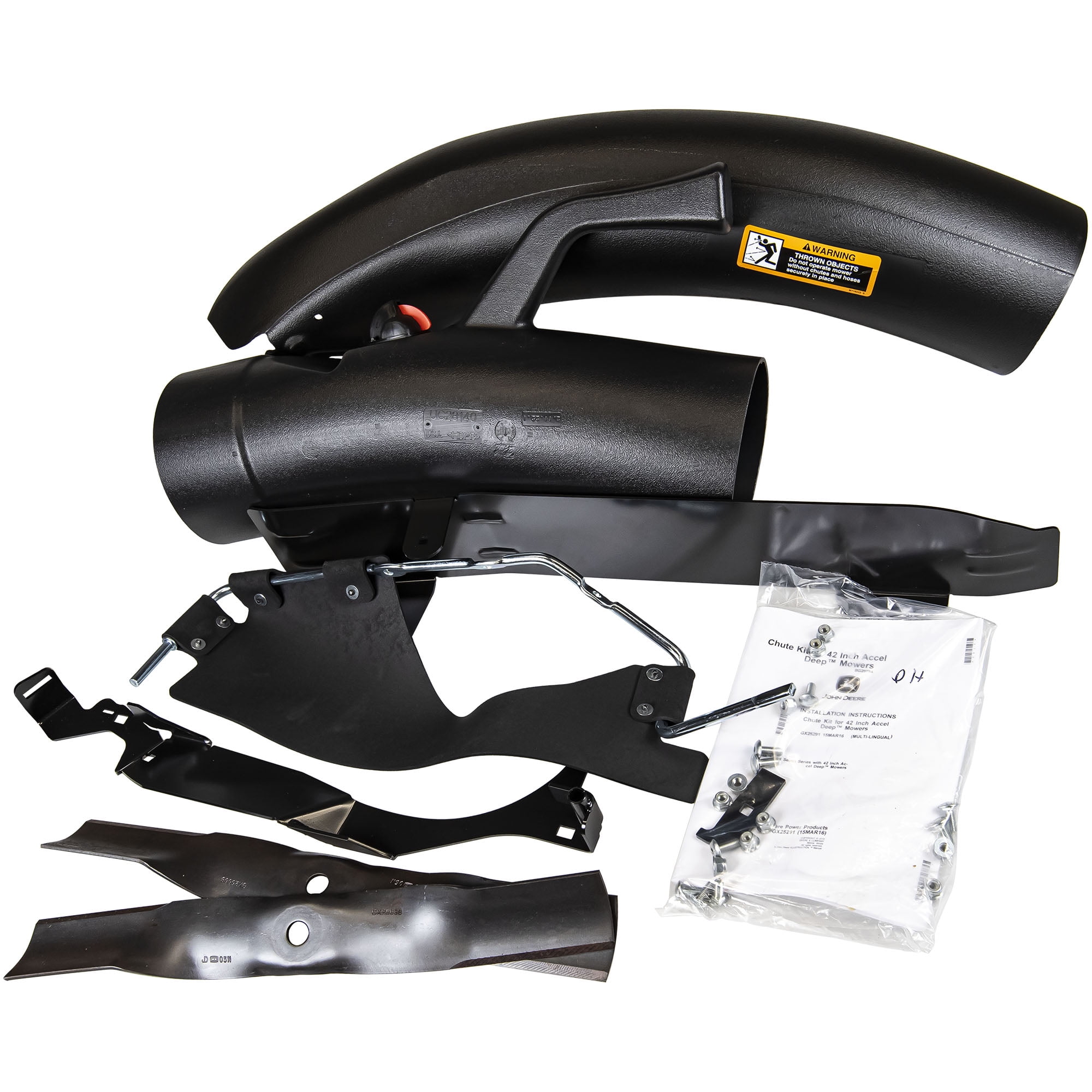 John Deere BUC11244 Discharge Chute Kit X330 X350 X354 X370 Tractors ...