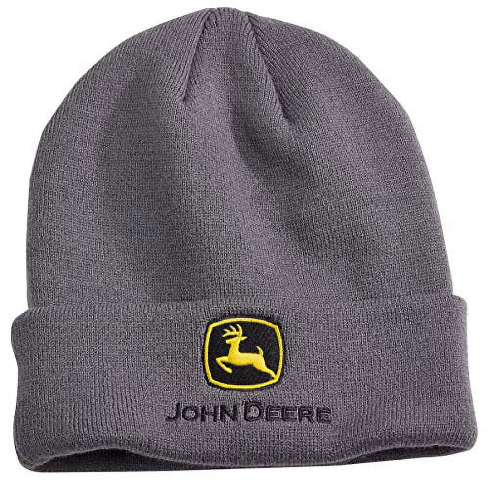 John Deere Charcoal Cuff Knit Beanie - LP69128 - Walmart.com