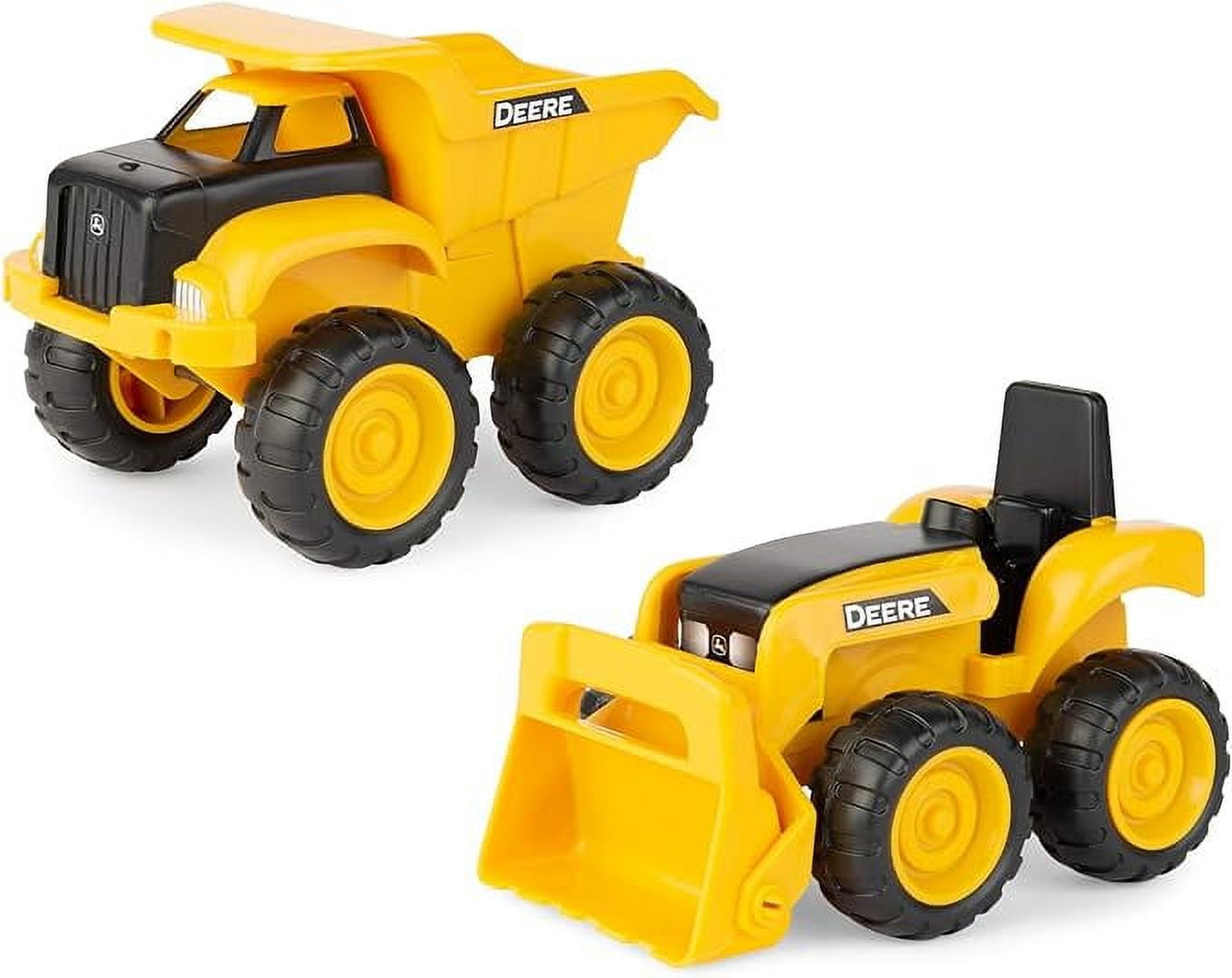 John Deere Dump Truck Toy and Toy Tractor with Loader - Sandbox Toys ...