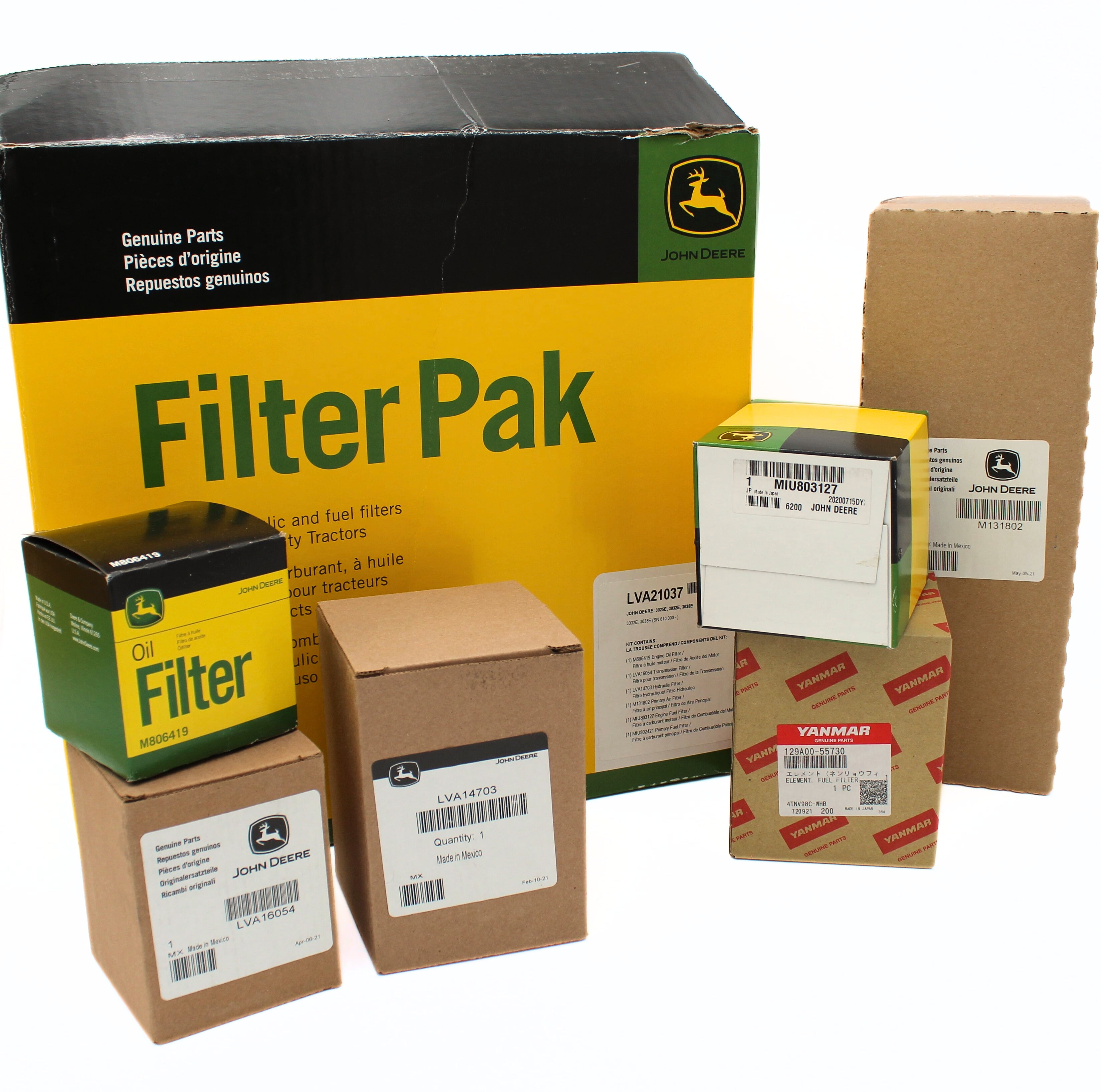 John Deere Filter Kit LVA21037 - Walmart.com