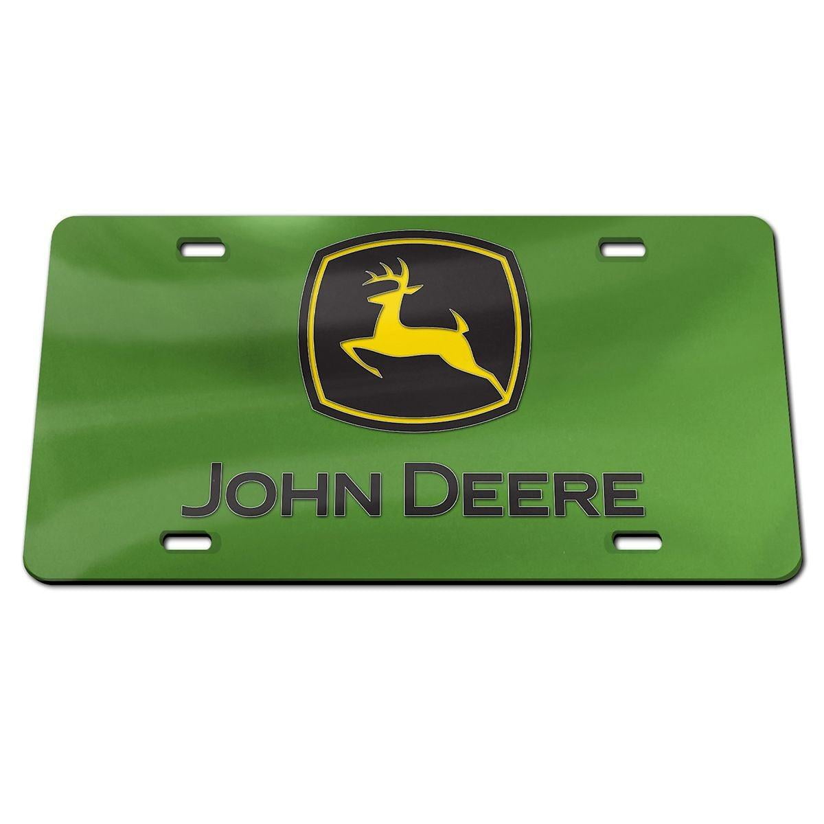 John Deere Green Trademark Logo License Plate - LP79743 - Walmart.com
