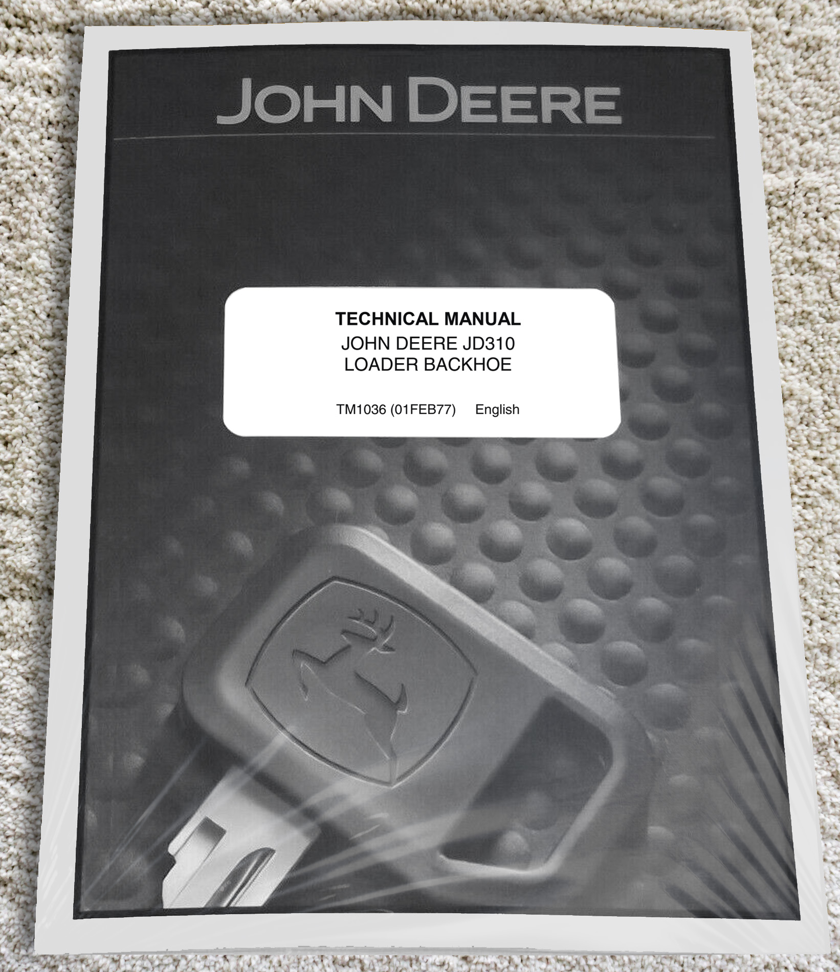 John Deere JD310 Backhoe Loader Service Manual - Part Number # TM1036 ...