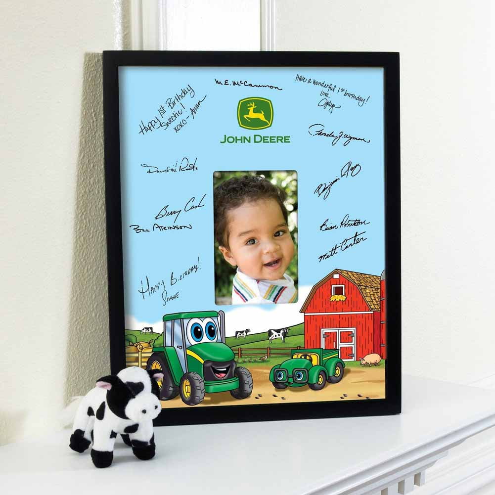 John Deere Johnny Tractor Framed Signature Matte 209021 - Walmart.com