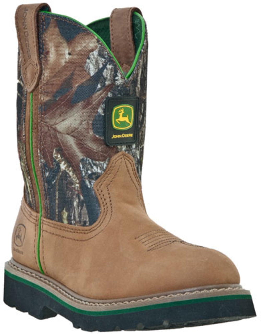 John Deere Kid's Boots Tan Camo 3 W - Walmart.com