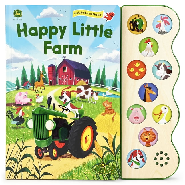 John Deere Kids Happy Little Farm, (Board Book) - Walmart.com