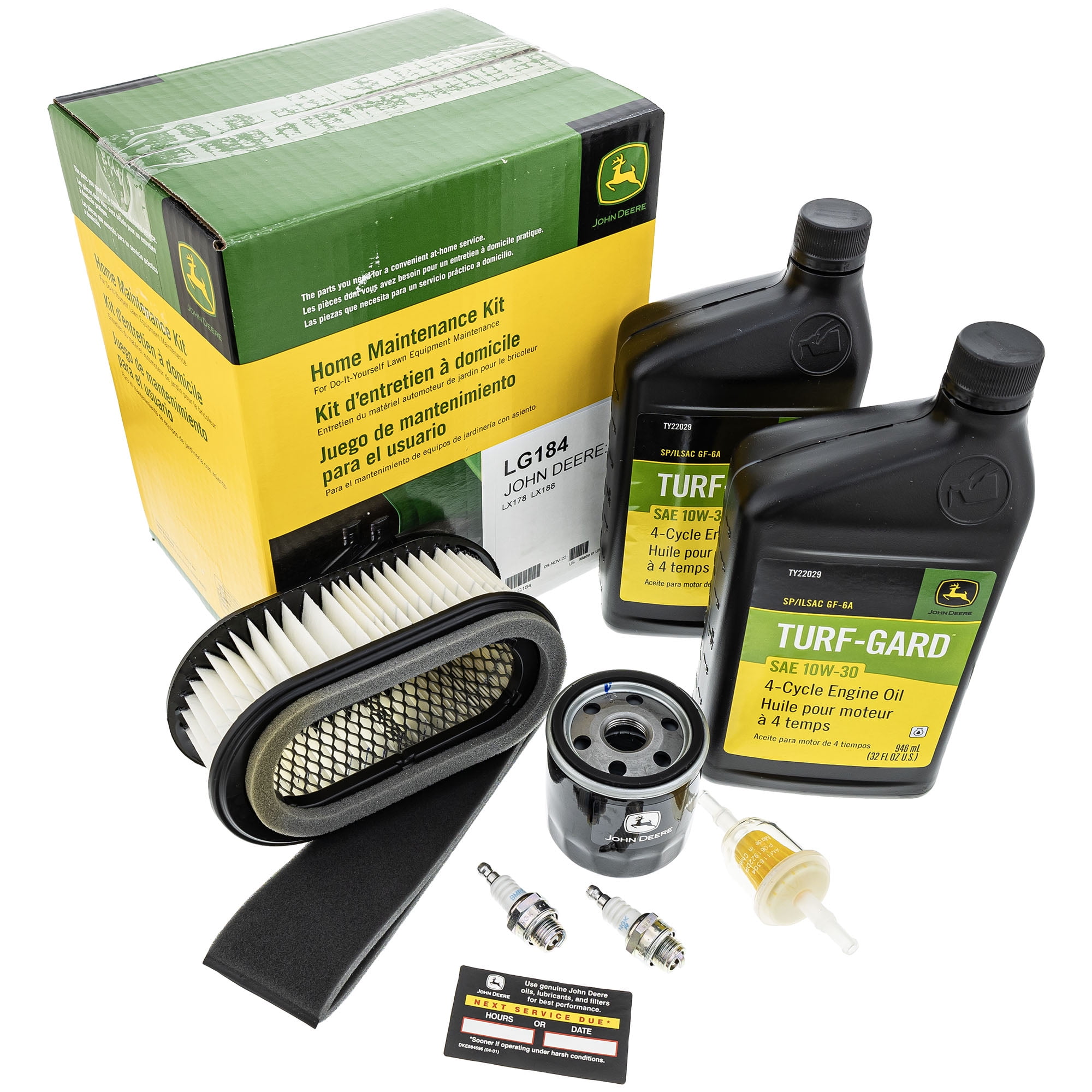 John Deere LG184 Home Maintenance Kit LX172 LX173 LX178 LX188 Lawn ...