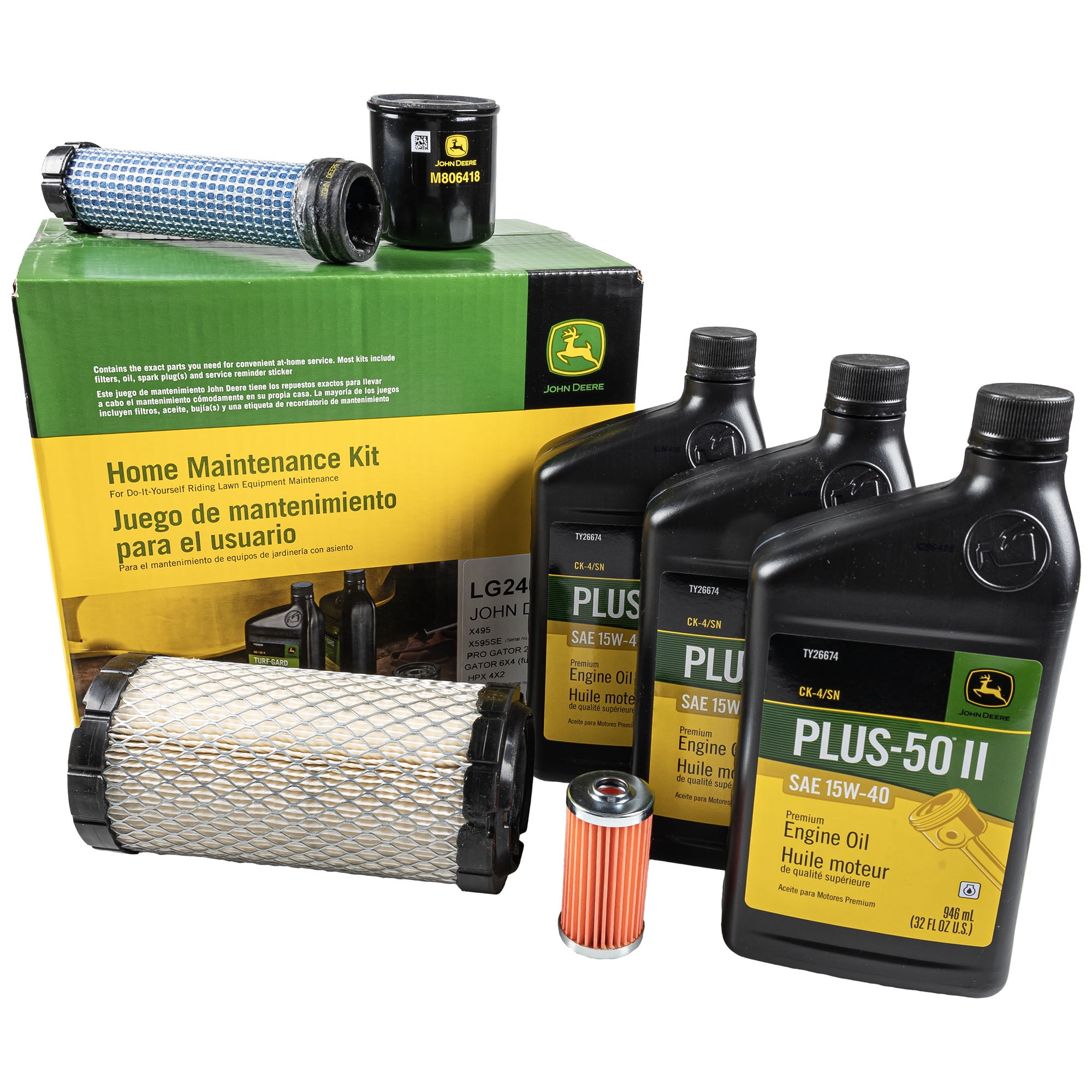 John Deere LG243 Home Maintenance Kit X495 X595 2030 ProGator Worksite ...