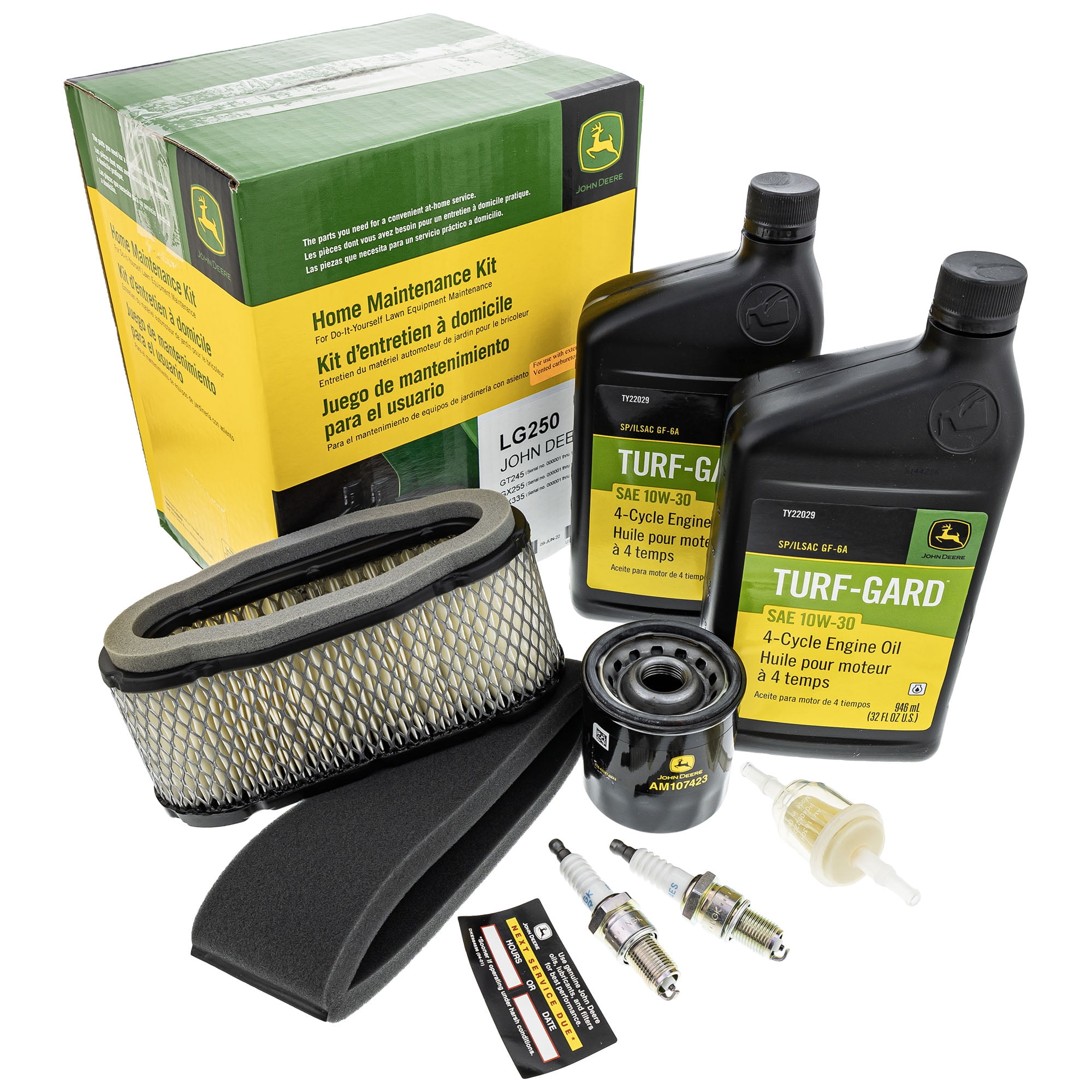 John Deere LG250 Home Maintenance Service Kit for 335 GT 245 GX 255 335 ...