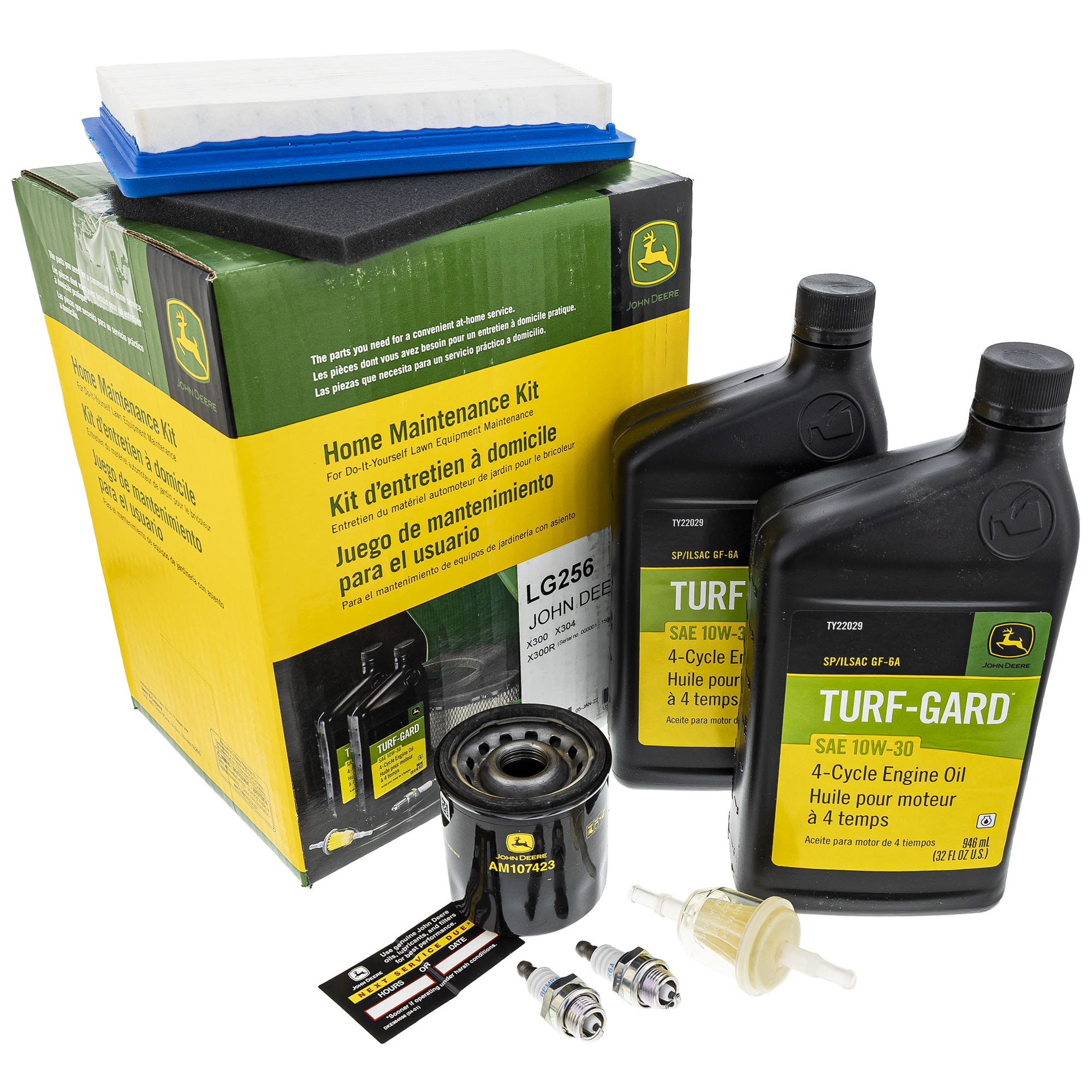 John Deere OEM Home Maintenance Service Kit LG256 for X300, X300R, X304 Tractor Select - Walmart.com