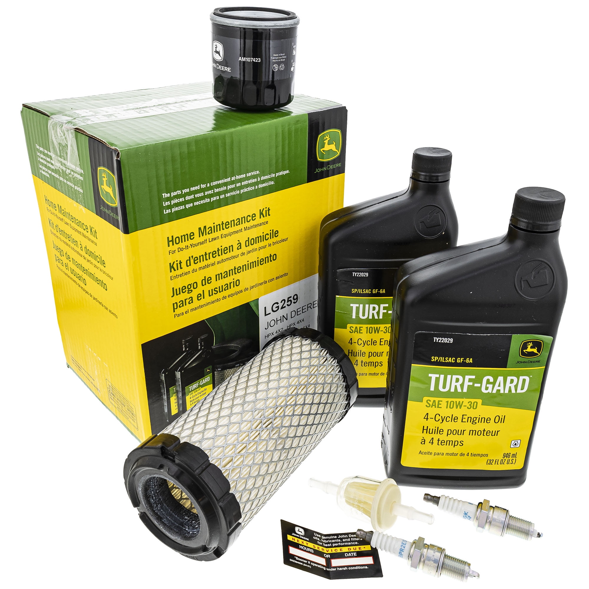 John Deere LG259 Home Maintenance Kit Gator 4X2 4X4 HPX 615E TH TS TX ...