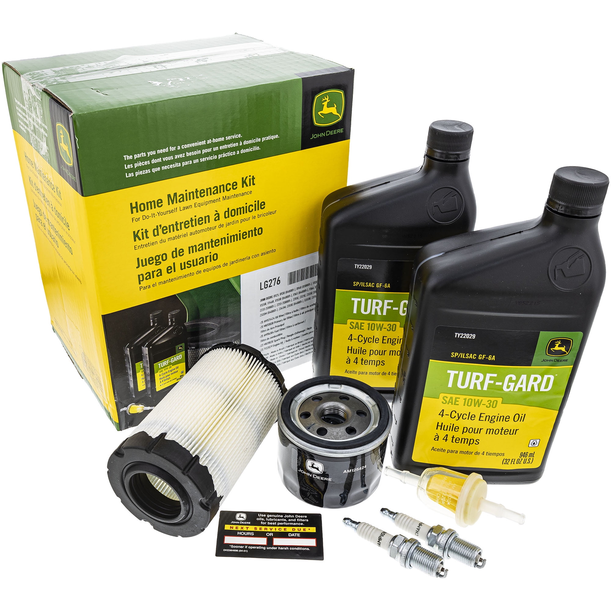 John Deere LG276 Home Maintenance Kit D 130 140 X 135 146 155 R 166 Z ...