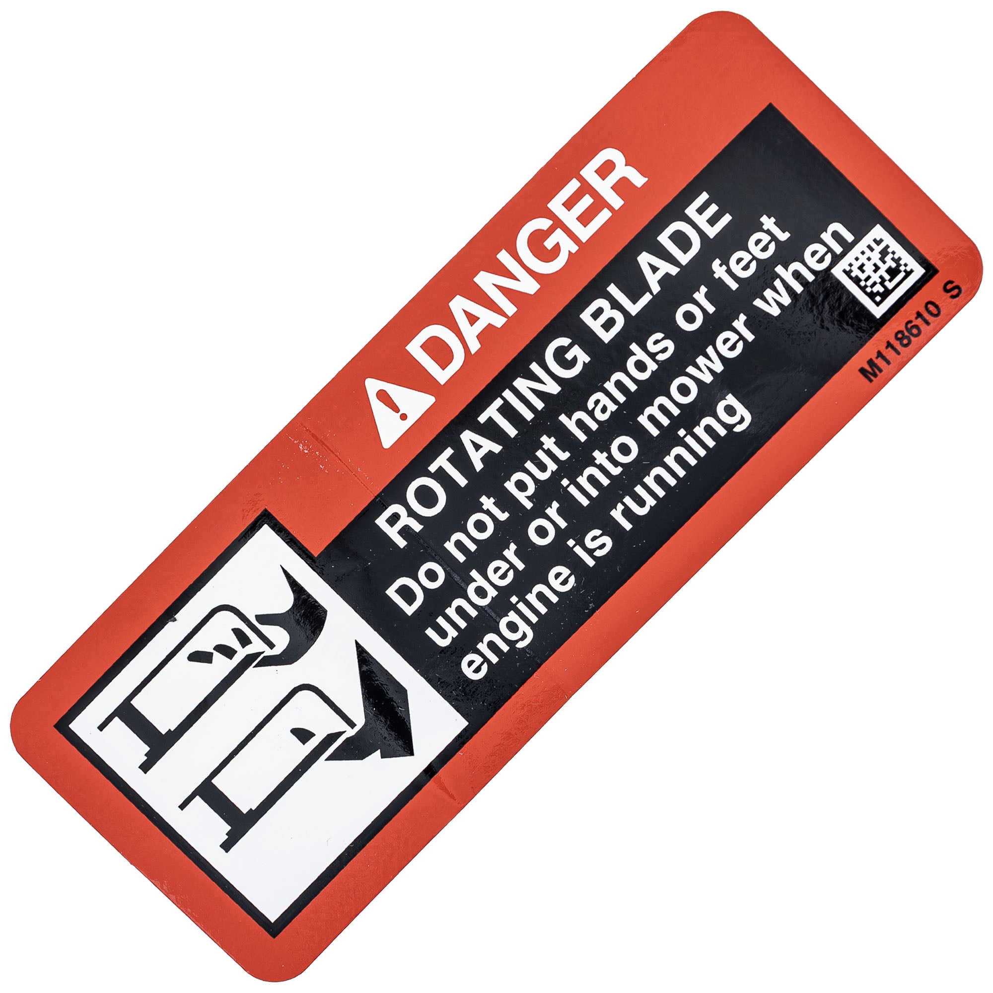 John Deere M118610 Safety Sign Label - Walmart.com