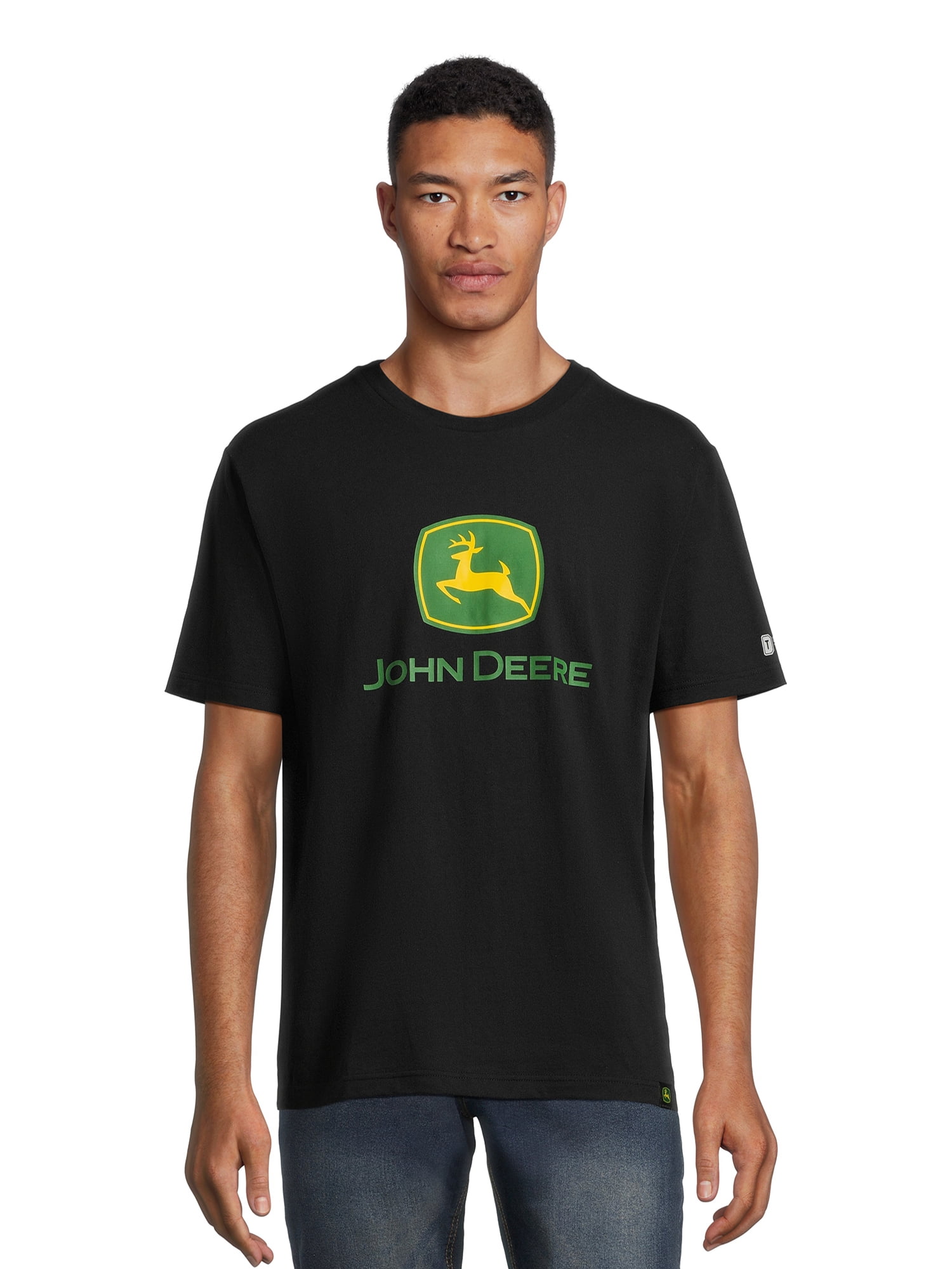 John Deere Men's Short Sleeve Logo Graphic Tee - Walmart.com