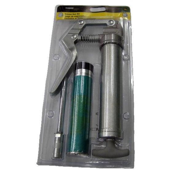 John Deere Mini Grease Gun, Small Cartridge Lube Kit, SD Polyurea All ...