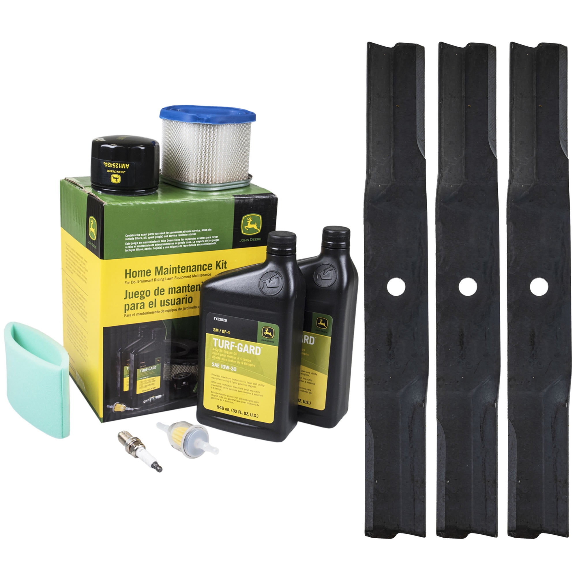 John Deere Model Lt160 Maintenance Kit And Low Lift Blades 38 Mower 4020