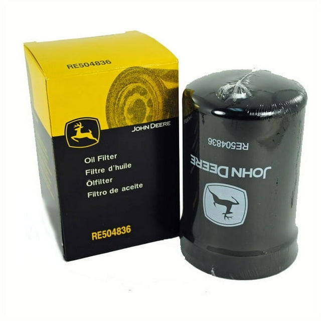 John Deere Engine Oil Filter RE504836, Replaces RE507522 and RE541420 ...