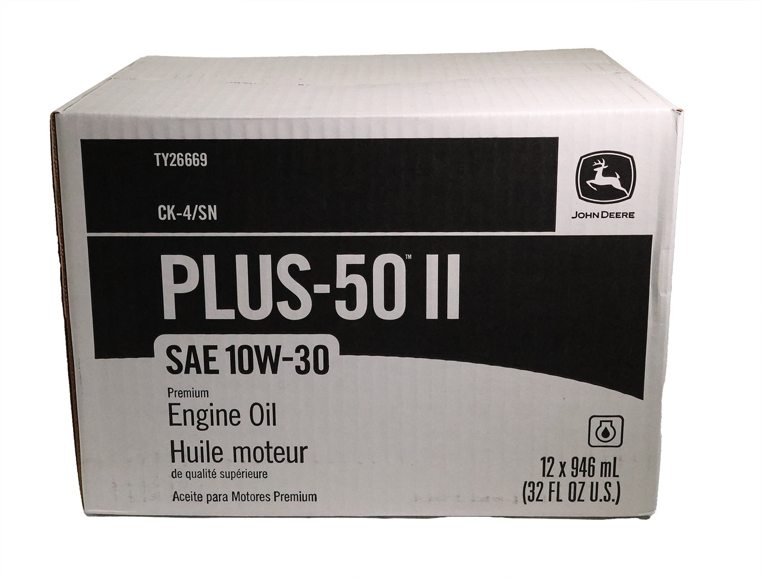 John Deere Original Equipment (12 PACK) Plus-50 II SAE 10W-30 Quart ...